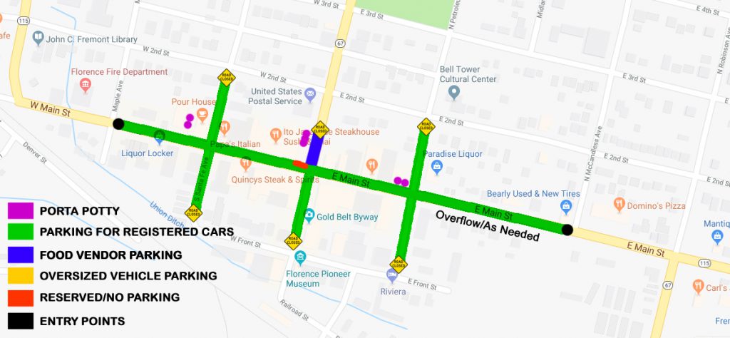 20th Annual Florence Merchants' Car Show in Florence, Colorado